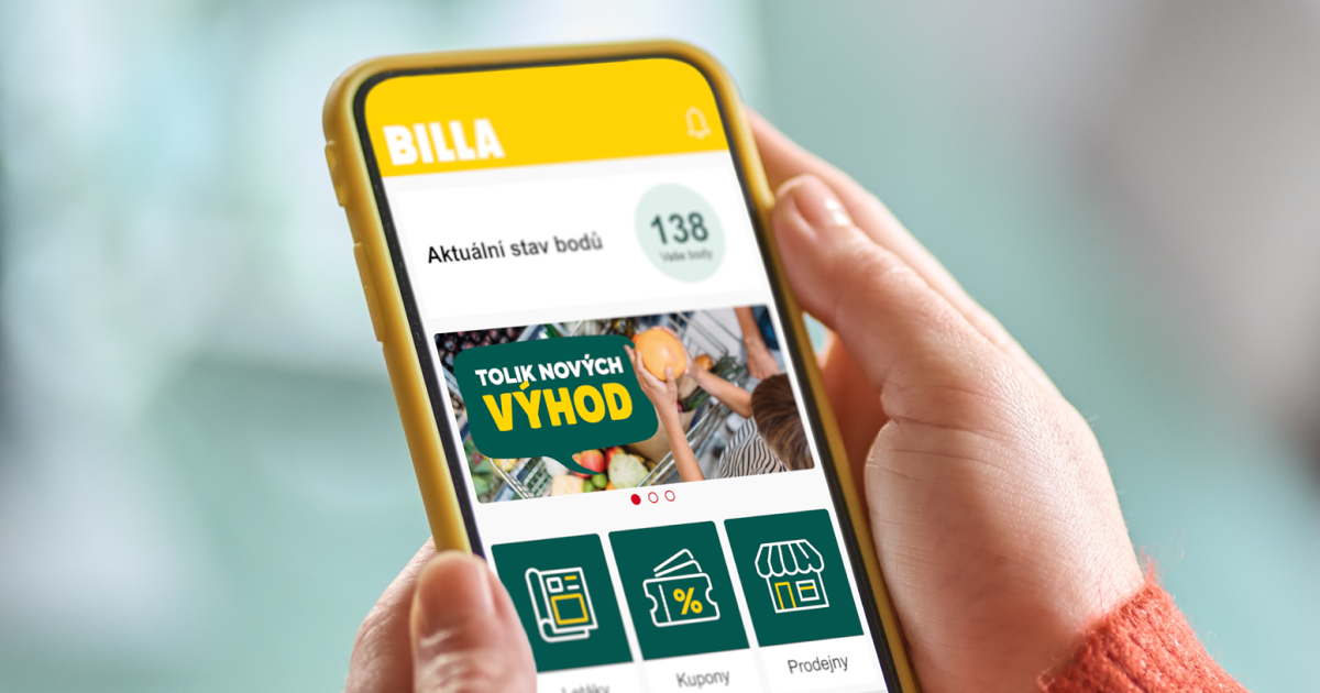 Stáhněte si aplikaci BILLA a objevte její výhody | BILLA