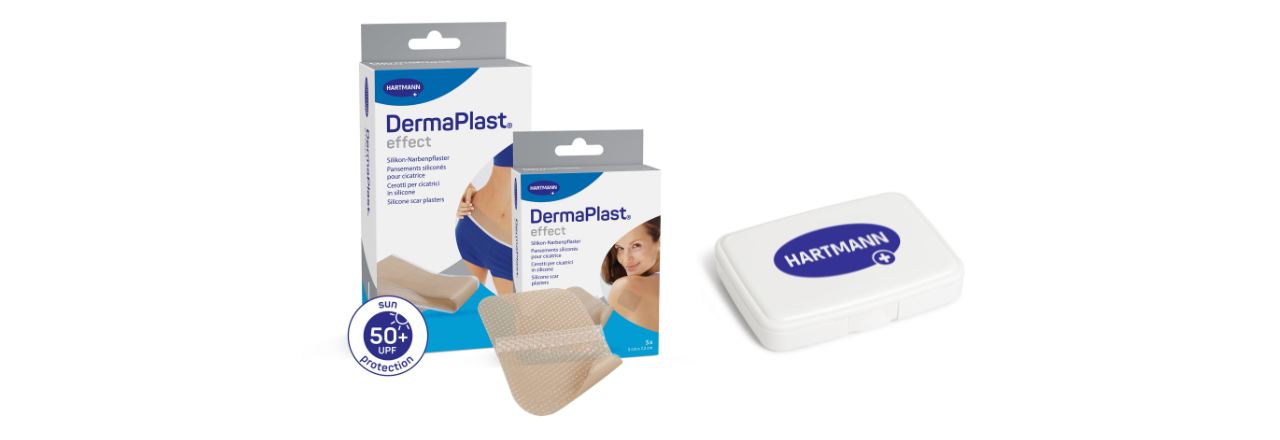 Neu: DermaPlast® effect das Silikon-Narbenpflaster - IVF Pharmacy