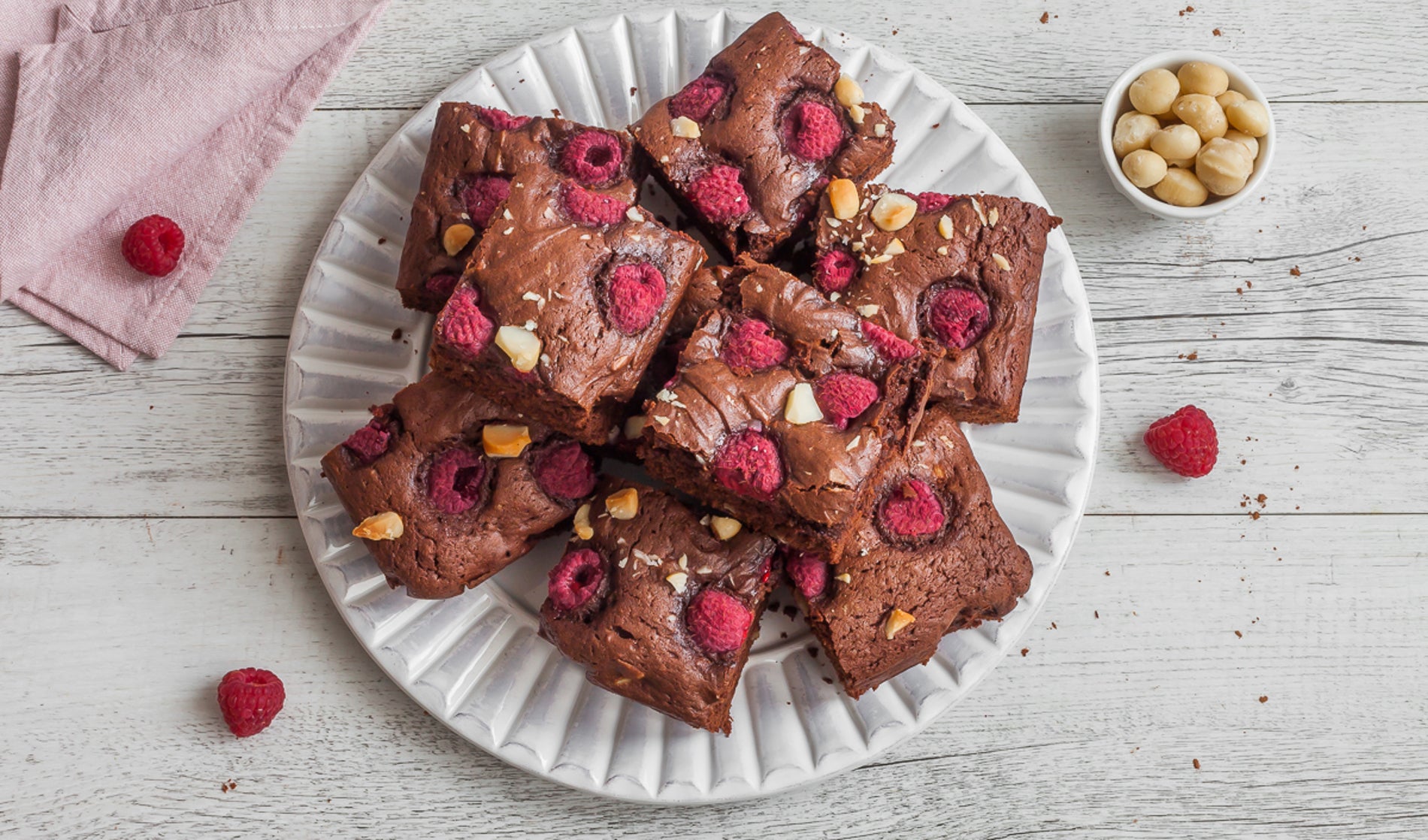 Ricetta: Brownies al cioccolato e yogurt alla fragola | Latte Alto Adige