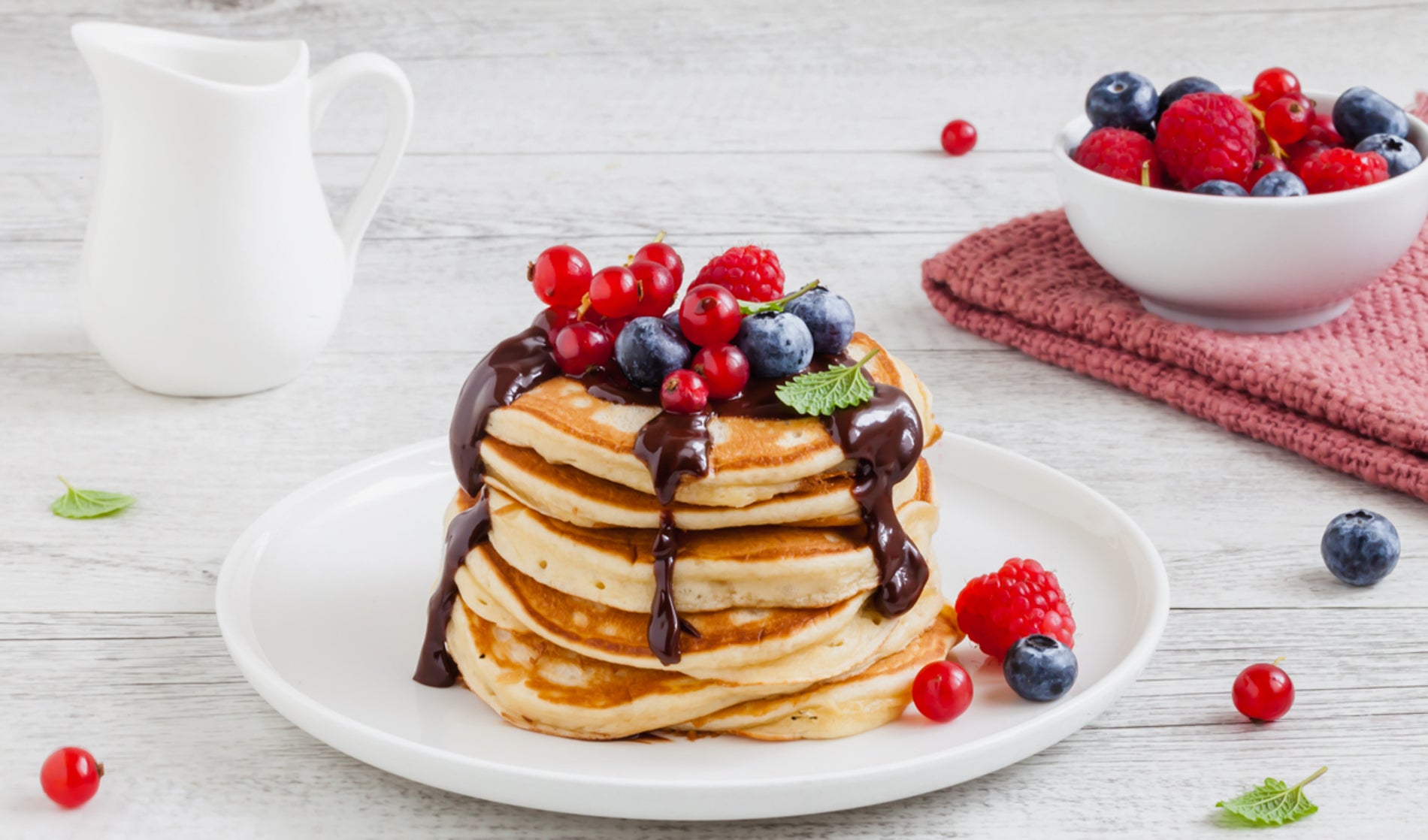 Erstaunlich Pancake Mit Skyr Fotos