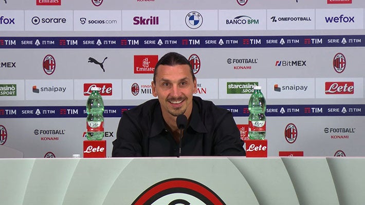 Zlatan Ibrahimović: press conference at San Siro | AC Milan