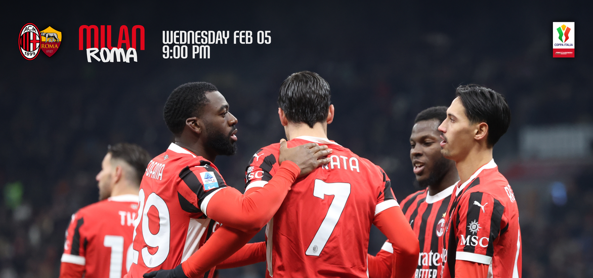 AC Milan v Roma: tickets on sale for Coppa Italia 2024/25 quarter ...