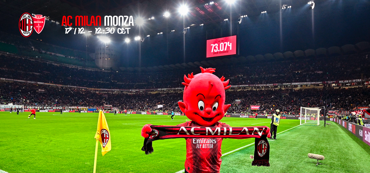 AC Milan v Monza: tickets on sale for matchday 16 of the 2023/24 Serie ...