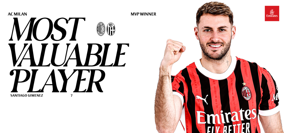 AC Milan 3-1 Bologna, Serie A 2024/2025: Santiago Gimenez MVP | AC Milan