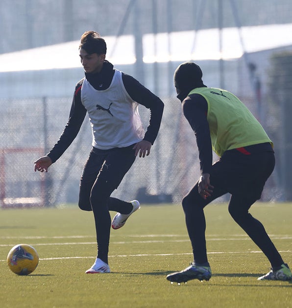 AC Milan Primavera training at the PUMA House of Football, 15 January ...