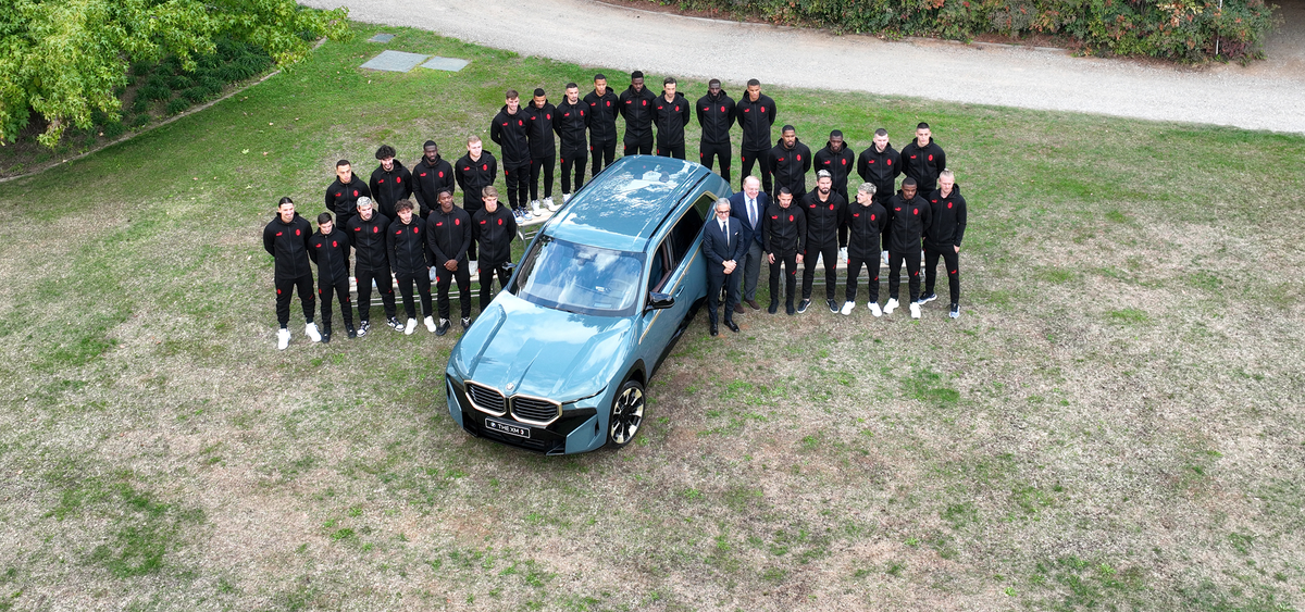 BMW alongside the Rossoneri: new cars delivered yesterday for the 2022/ ...
