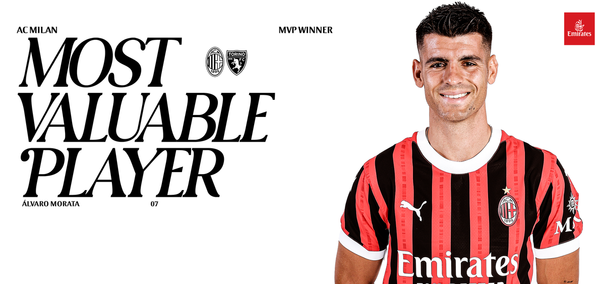 AC Milan 2-2 Torino, Serie A 2024/2025: Álvaro Morata MVP | AC Milan