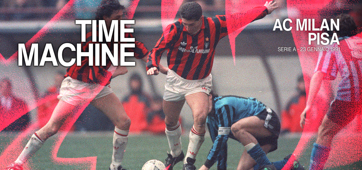 AC Milan-Pisa, Serie A 1990/1991: Time Machine | AC Milan