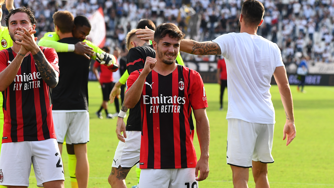 Numbers from Spezia 1-2 AC Milan, Serie A TIM 2021/2022 | AC Milan