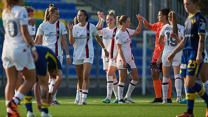 Hellas Verona-AC Milan 2-7, Coppa Italia Femminile 2022/2023 ...
