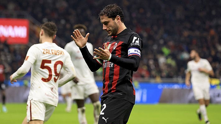 AC Milan 2-2 Roma, Serie A TIM 2022/2023: Davide Calabria's interview ...