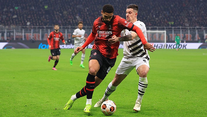AC Milan 3-0 Stade Rennais, UEFA Europa League 2023/24: Ruben Loftus ...