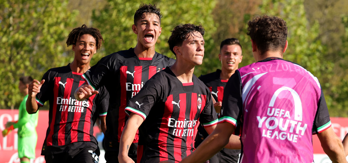 Knockout Round of 16, UEFA Youth League 2022/2023: AC Milan v FC Ruh ...