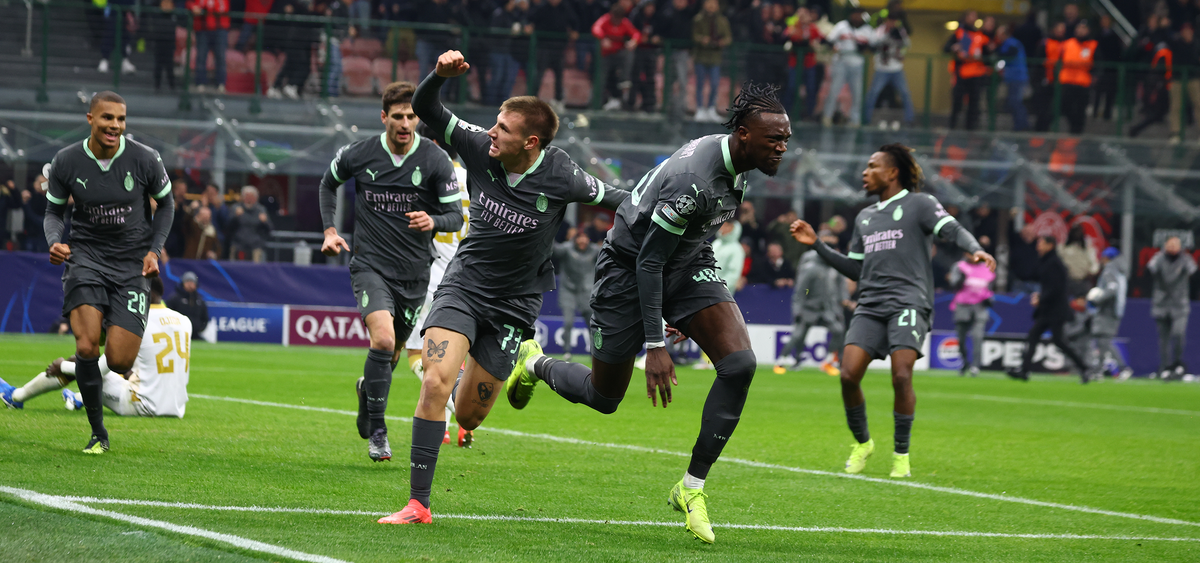 AC Milan 2-1 Crvena Zvezda, UEFA Champions League 2024/25: the match ...