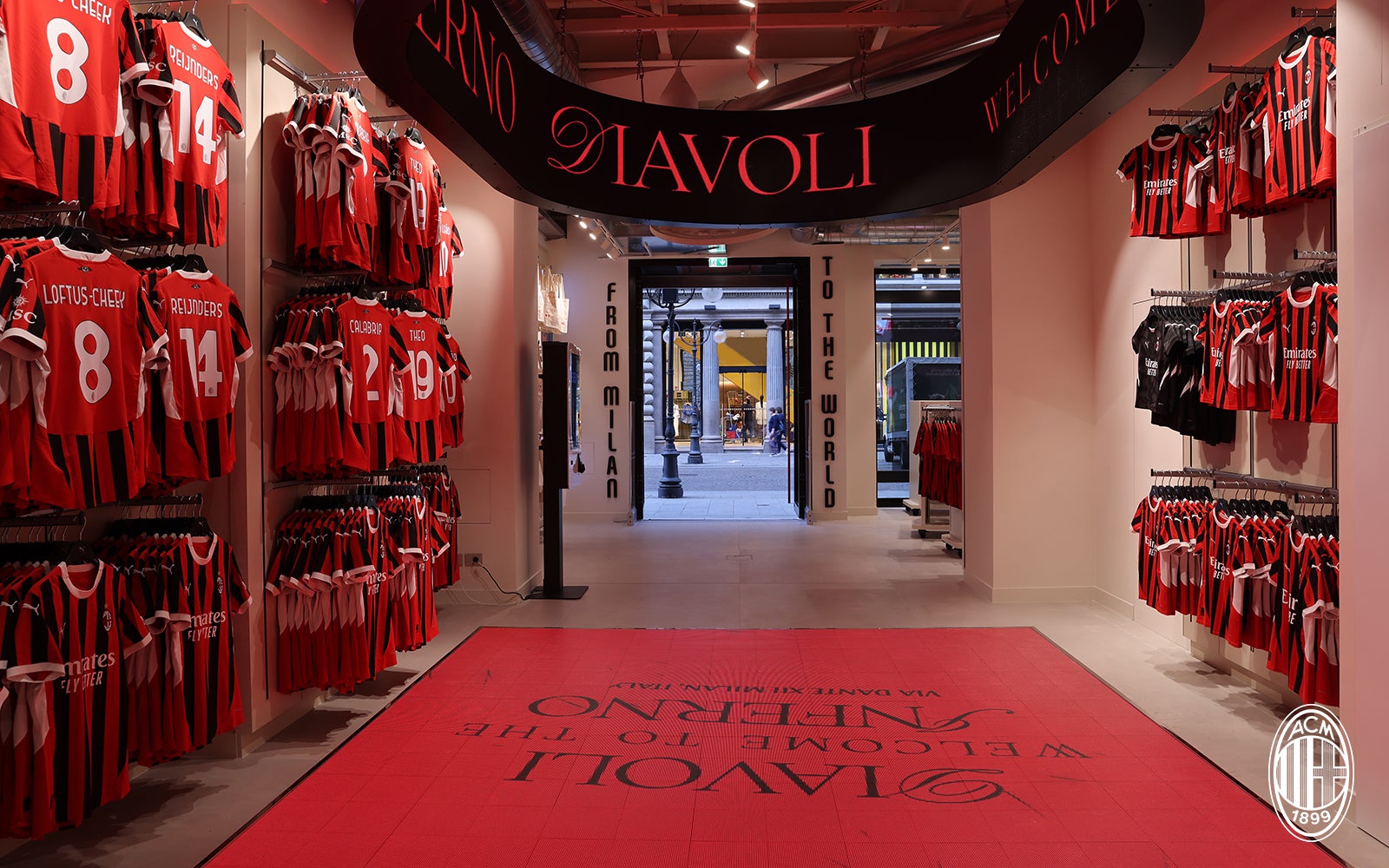 Ac Milan Store Dubai Metro AC Milan Opens New Flagship Store In The