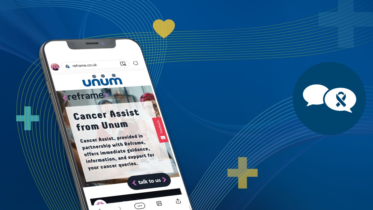 Unum UK adds Reframe cancer support to Help@hand app as cancer ...