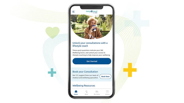 Total health and wellbeing support, all in one app