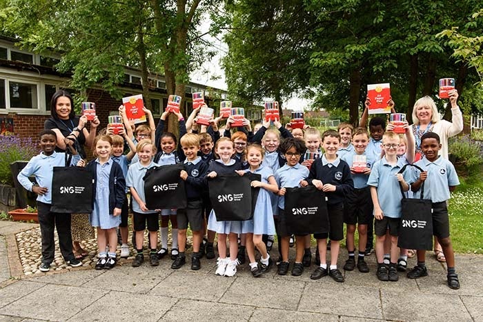 SNG and Welwyn primary school unite for art showcase