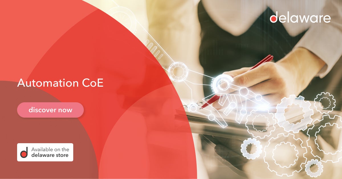 Automation Center of Excellence | Operational excellence - delaware Belgium