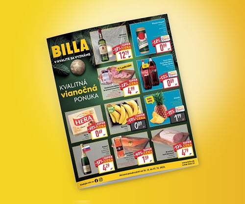 Letáky a akcie | BILLA