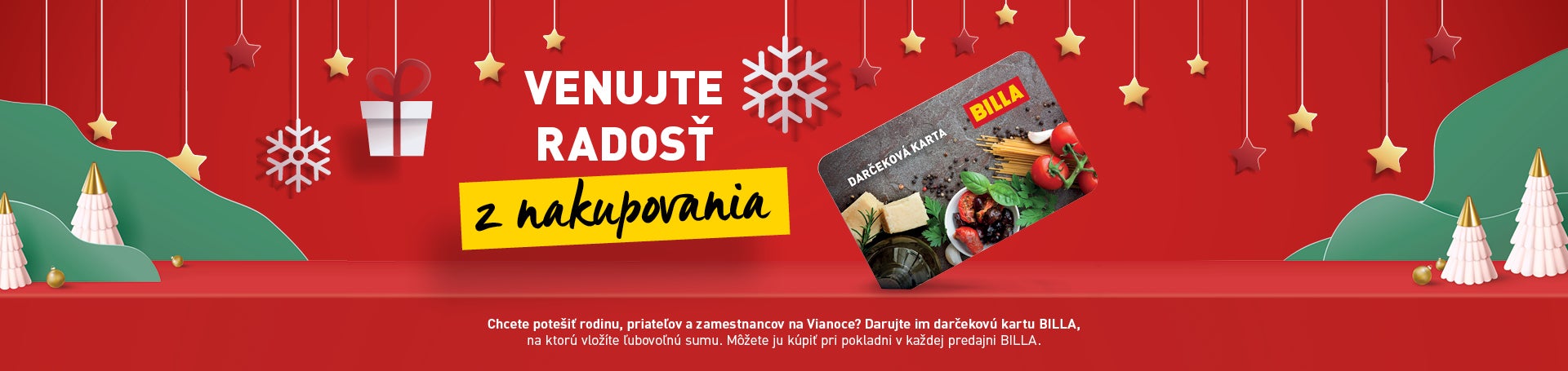 Darčekové karty | BILLA