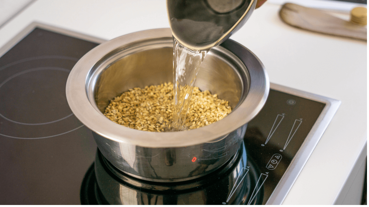 Rezept für Arven Bündnerfleisch auf Gerstensalat