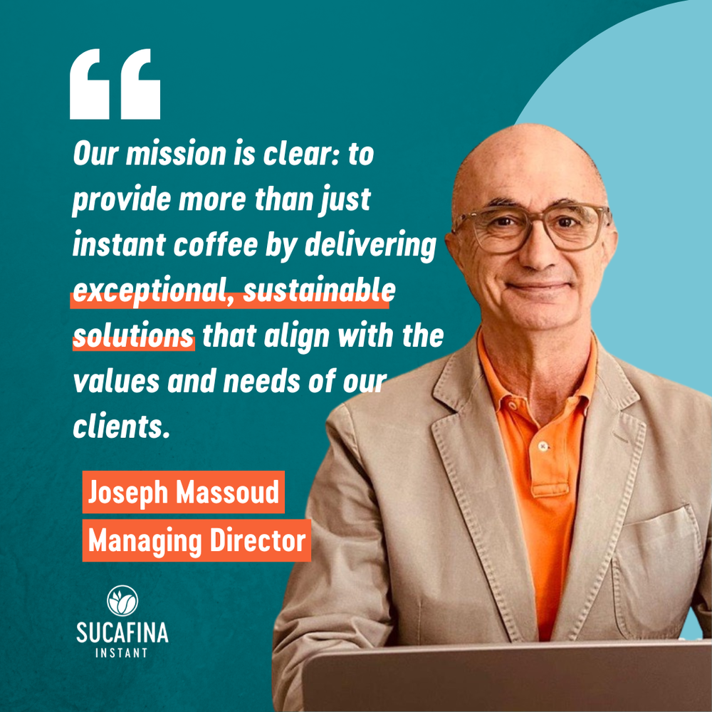 Sucafina Instant: A Man on a Mission: Meet Joseph Massoud