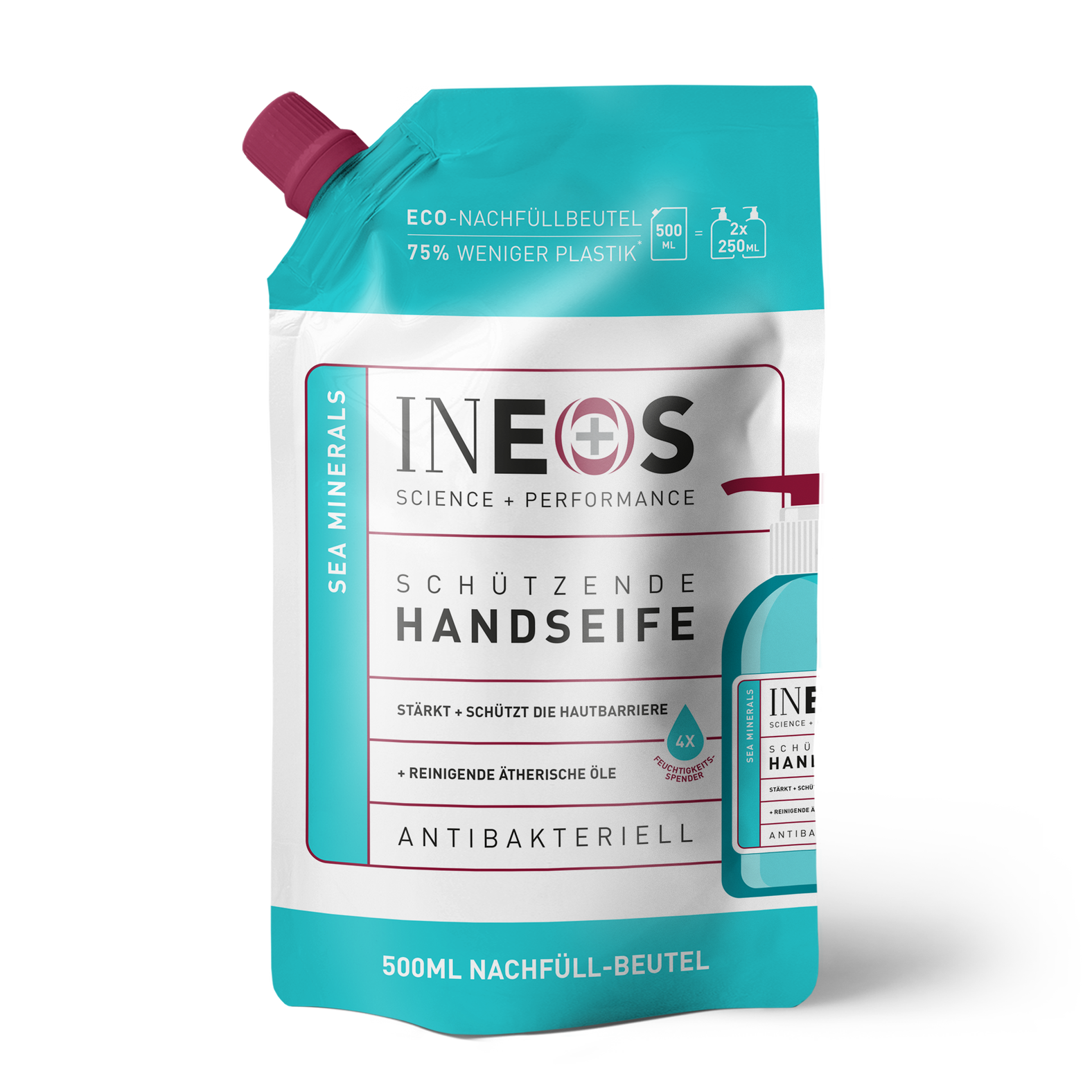 Protective Hand Wash - Sea Minerals - 500ml refill | INEOS Hygienics