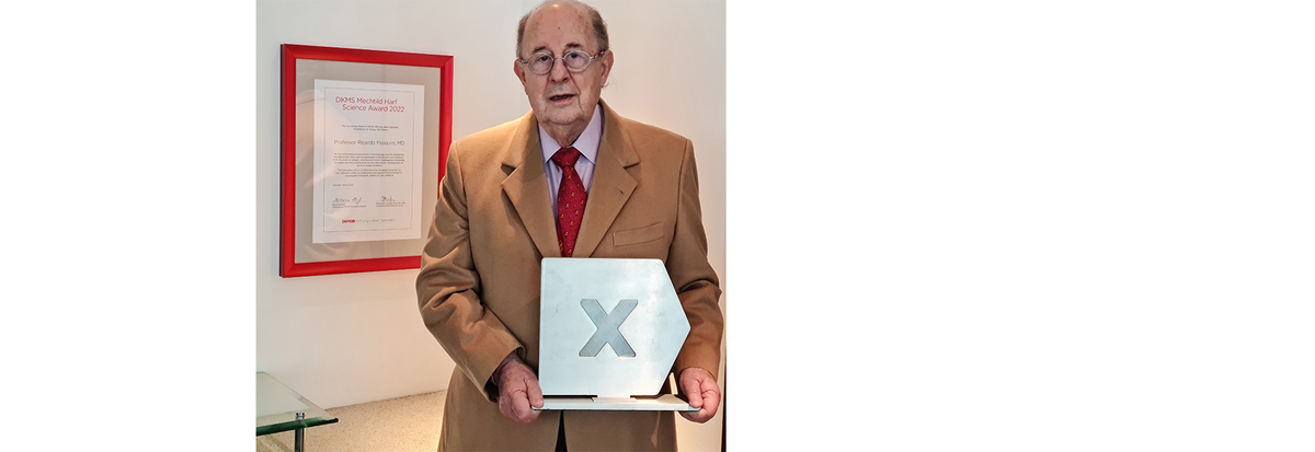 RICARDO PASQUINI RECEIVES DKMS MECHTILD HARF SCIENCE AWARD