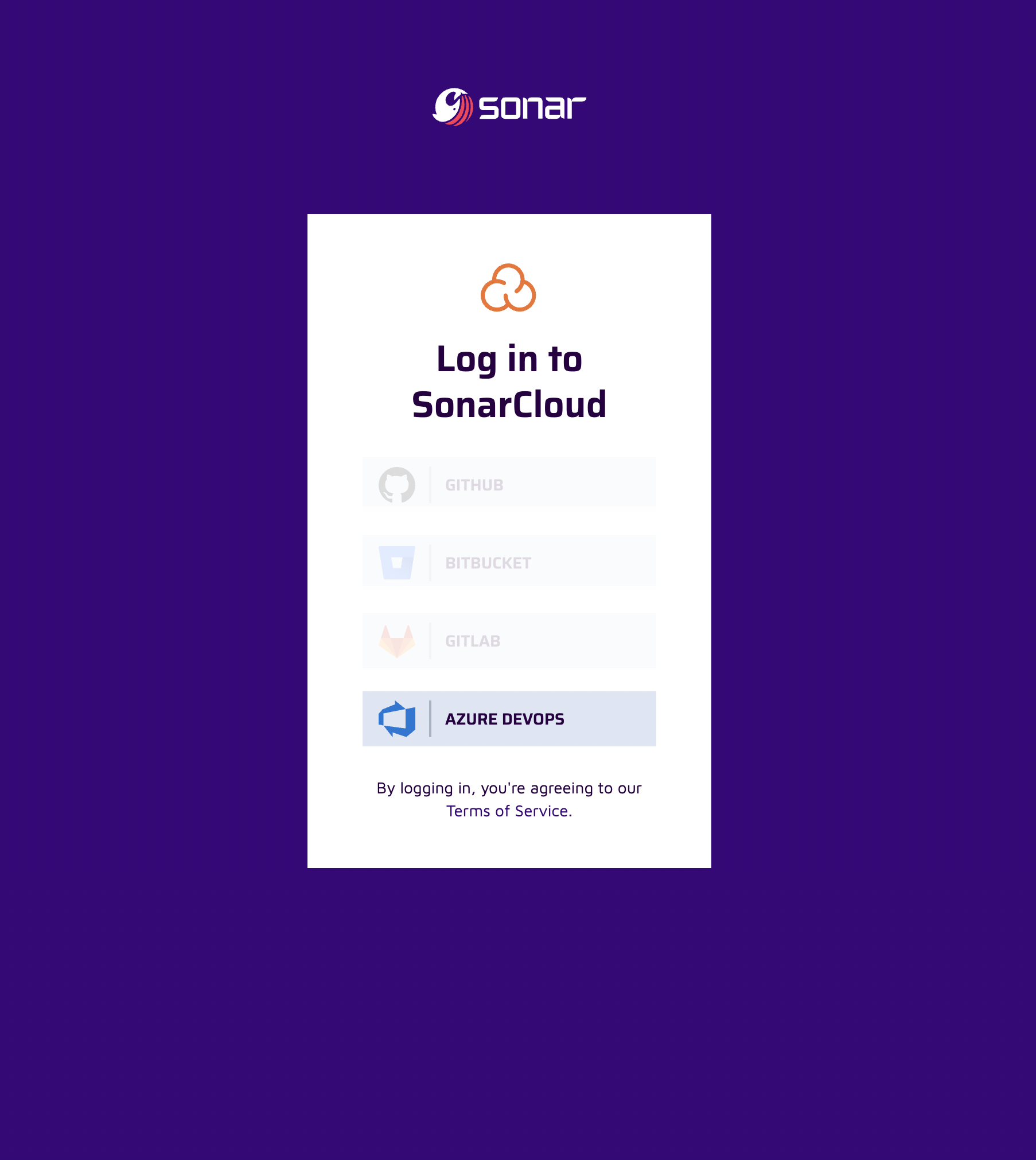 Azure DevOps | SonarCloud Docs Azure DevOps | SonarCloud Docs