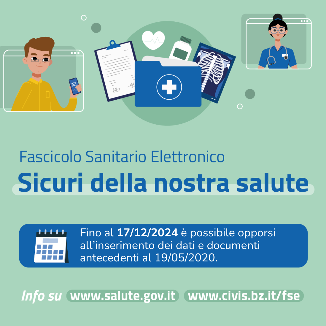 Fascicolo sanitario, opposizione al pregresso entro il 17 dicembre ...