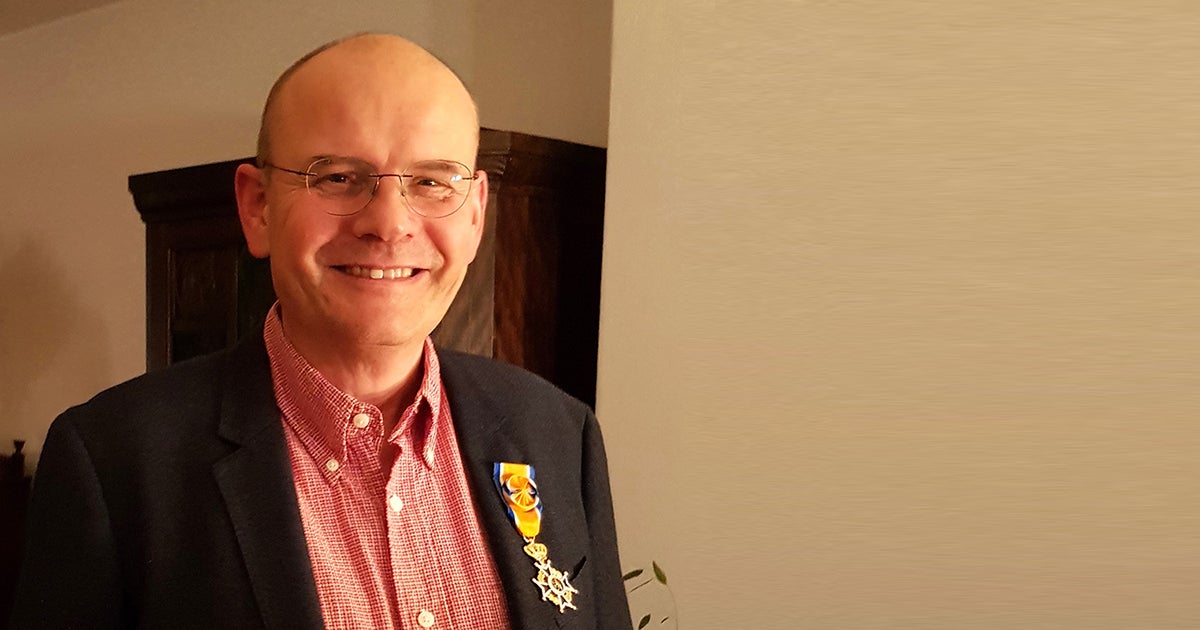 Koninklijke onderscheiding voor Nigel Turner - UMC Utrecht