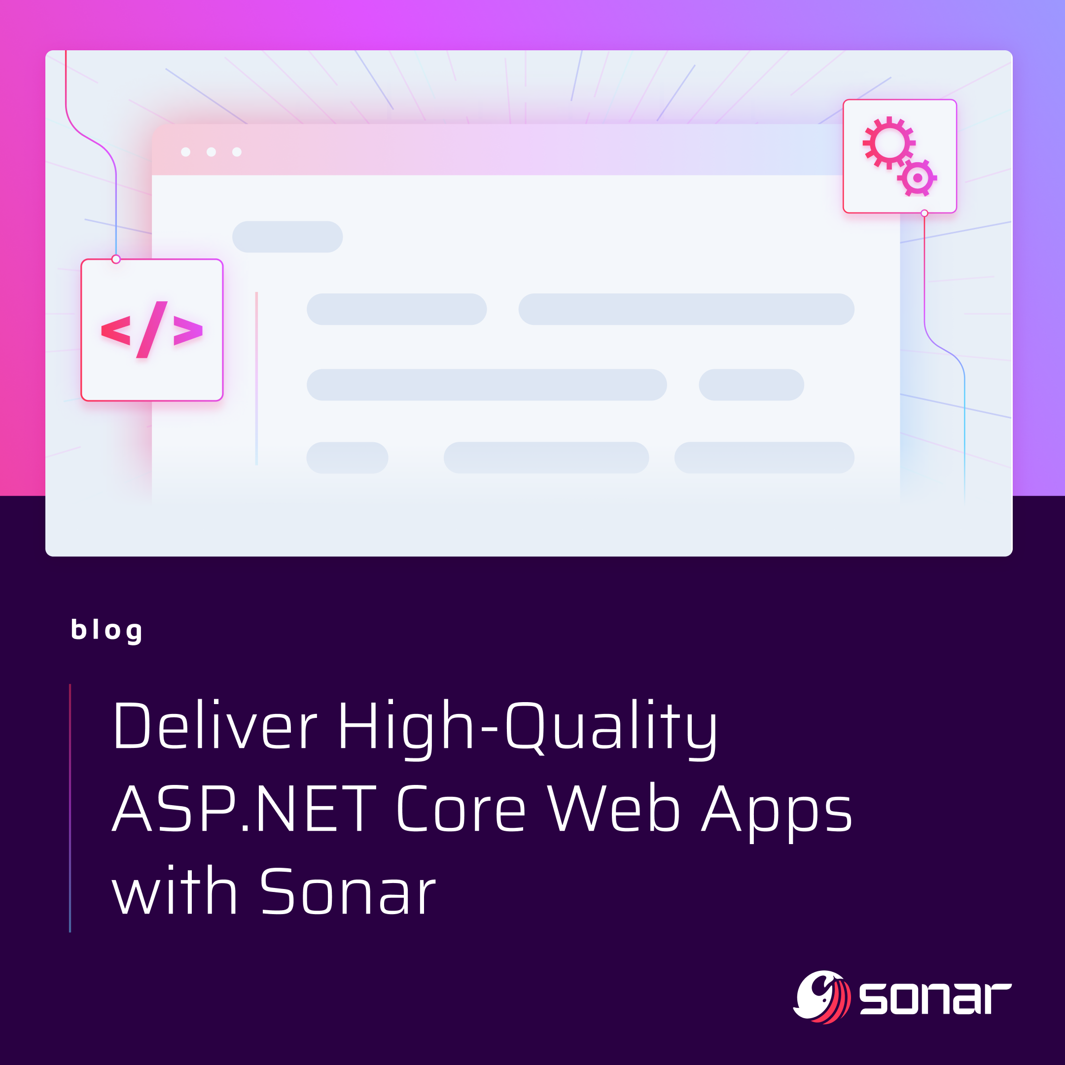 ASP.NET Core Web Apps | Sonar