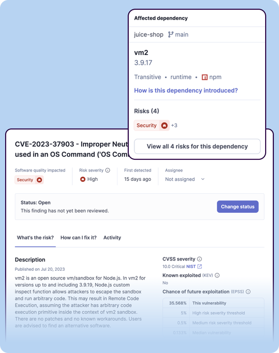Advanced security with SonarQube | Sonar