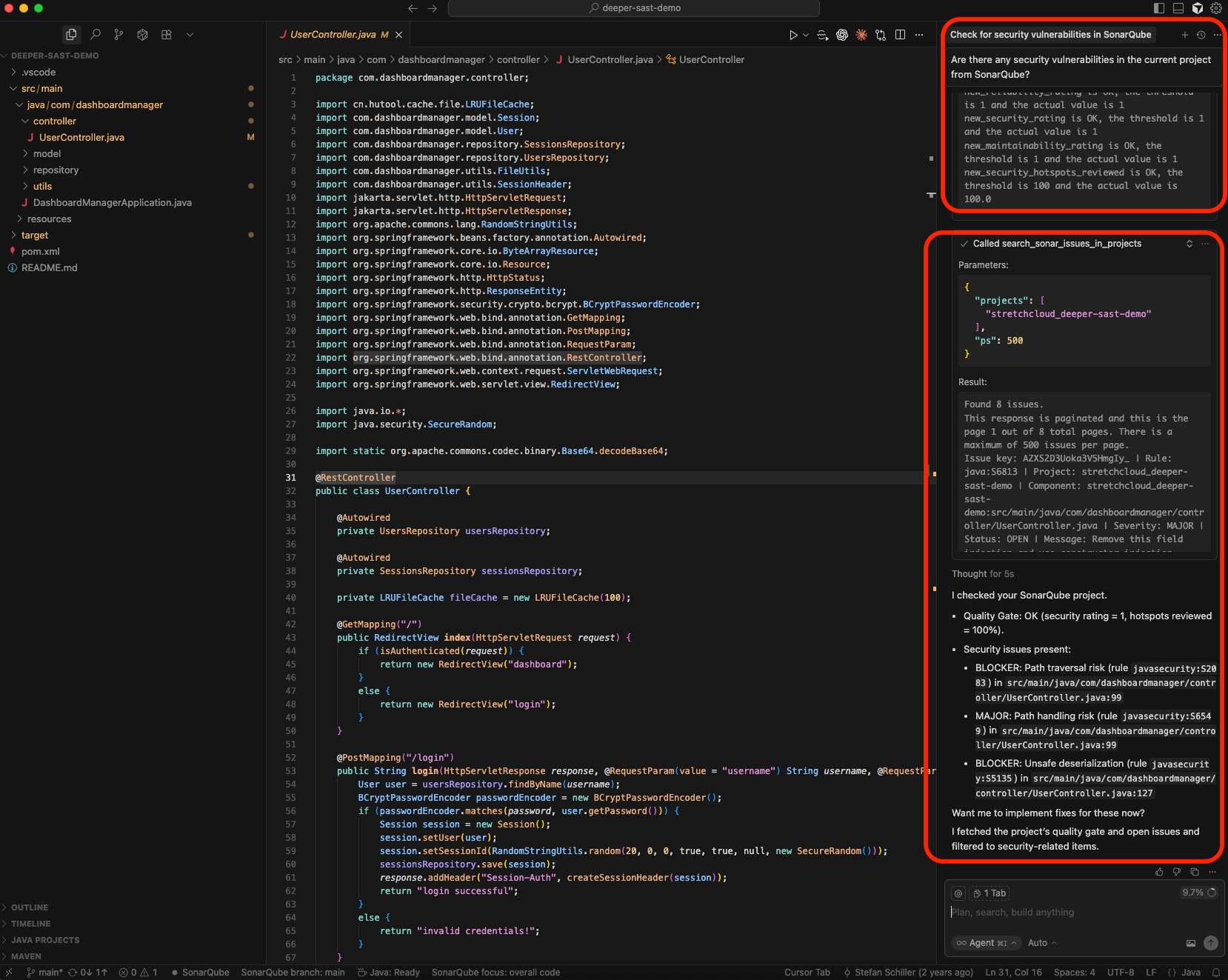 A developer’s guide to integrating SonarQube MCP Server with Cursor | Sonar