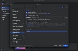 Setting up SQ IDE Plug-in for IntelliJ | Sonar
