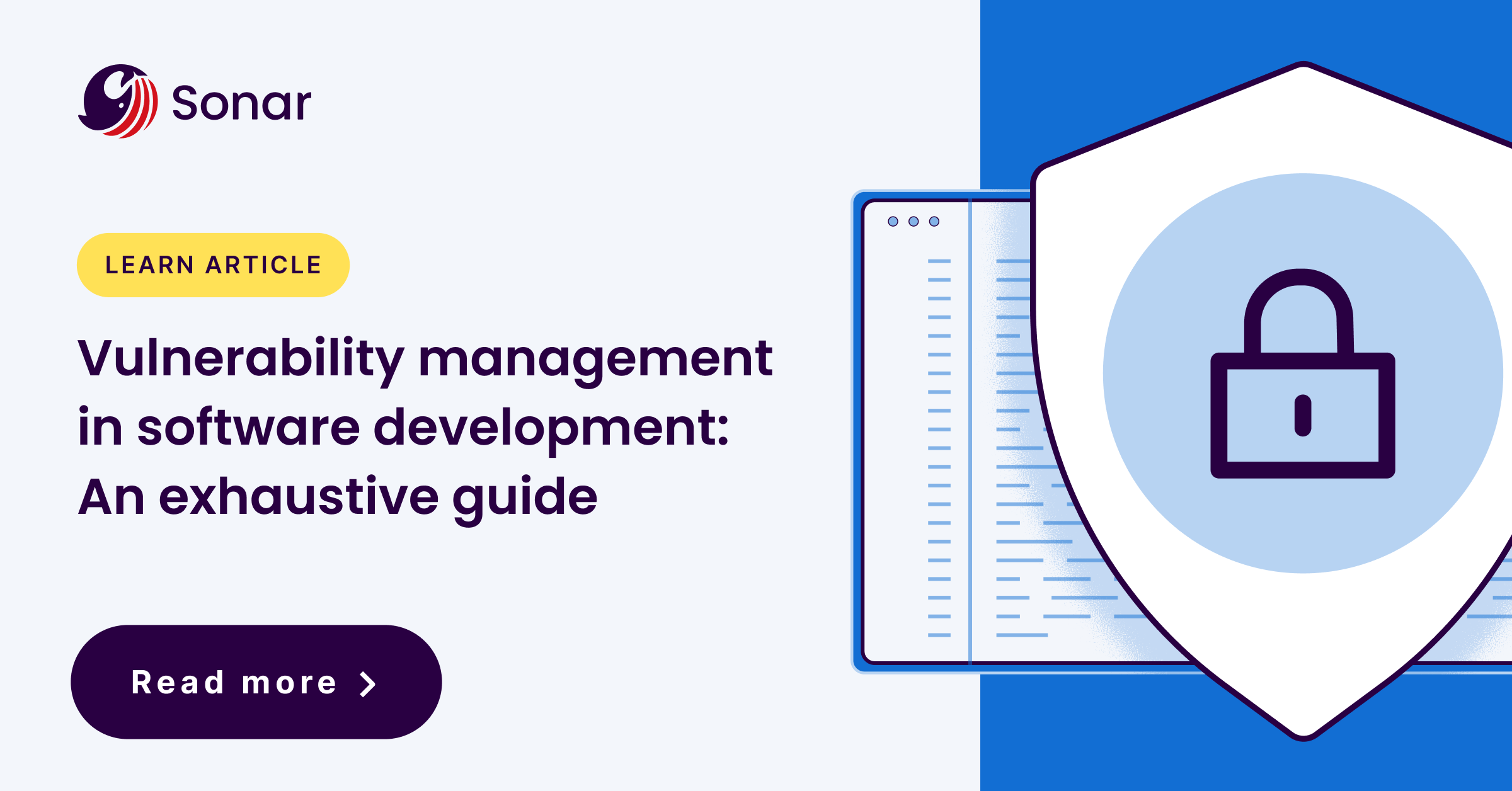 Vulnerability management in software development | Sonar