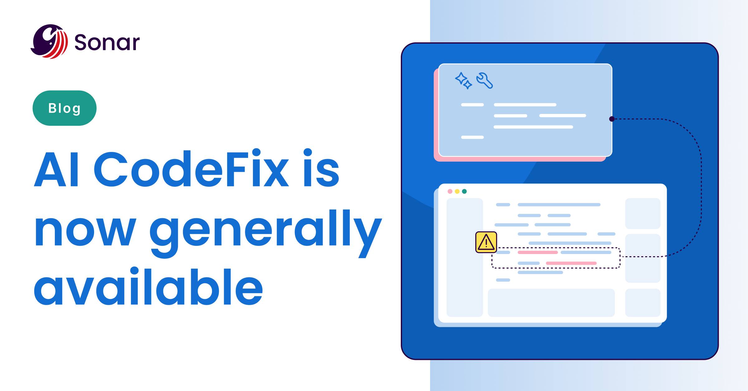 AI CodeFix is now generally available | Sonar