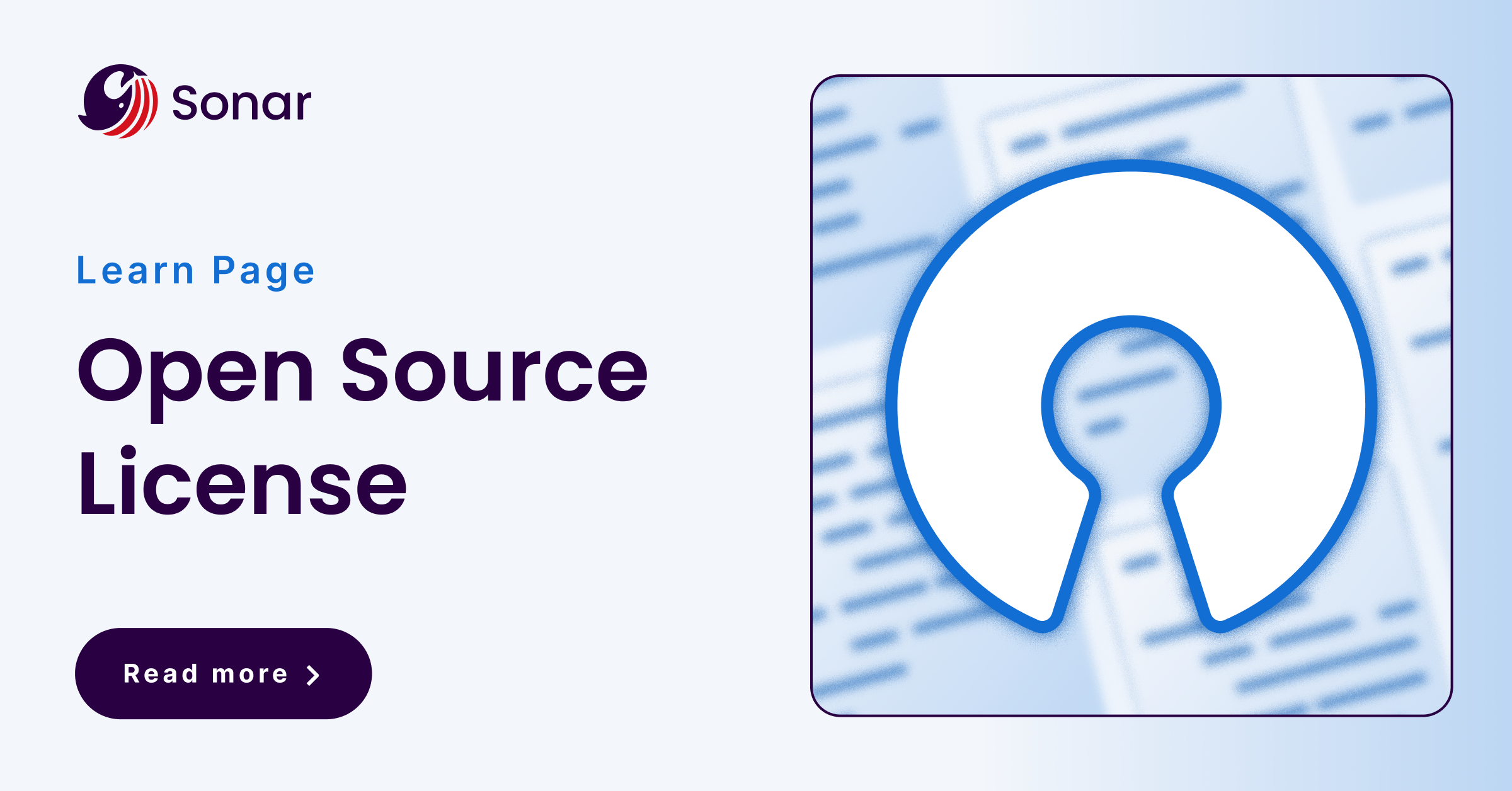 Open Source License | Sonar | Sonar