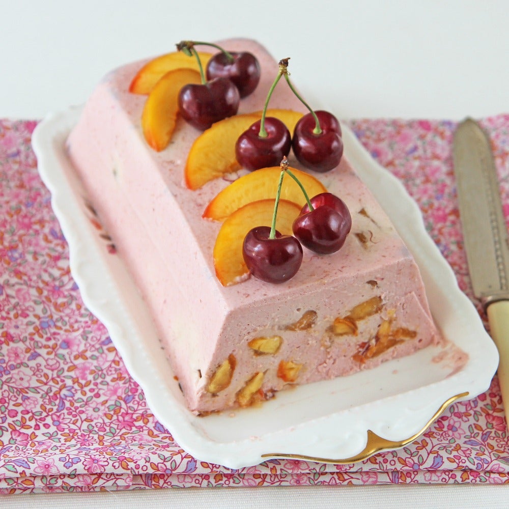 Cherry Peach Parfait Recipe | How to Make Cherry Peach Parfait