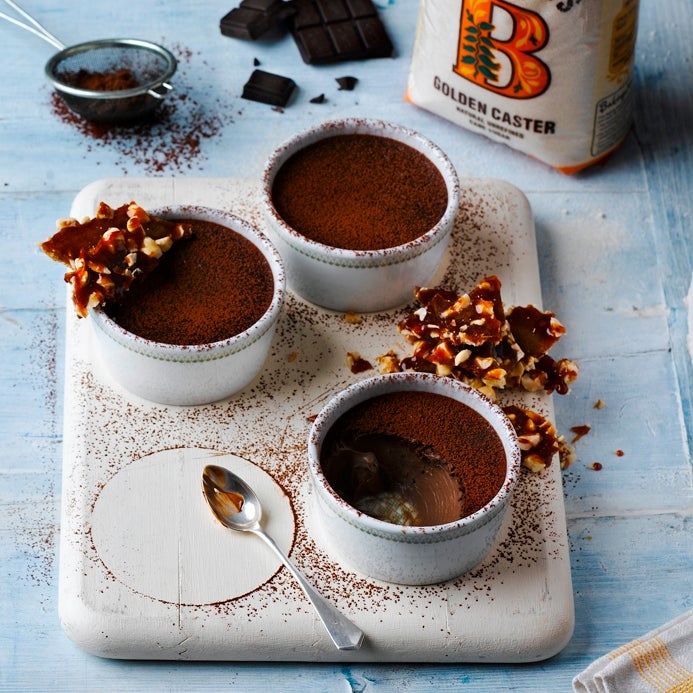 Salted Caramel Chocolate Pots | Baking Mad