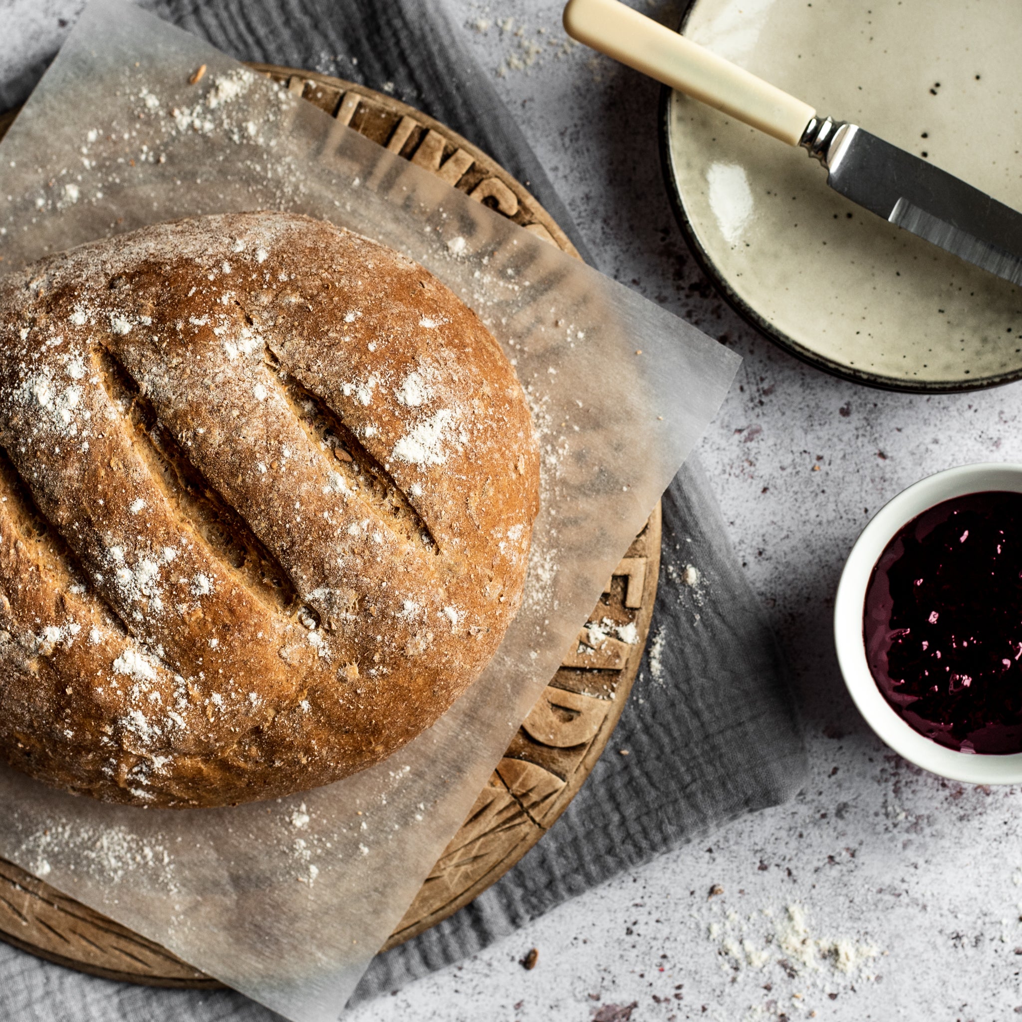 Hearty Country Bread Recipe | How to Make Hearty Country Bread