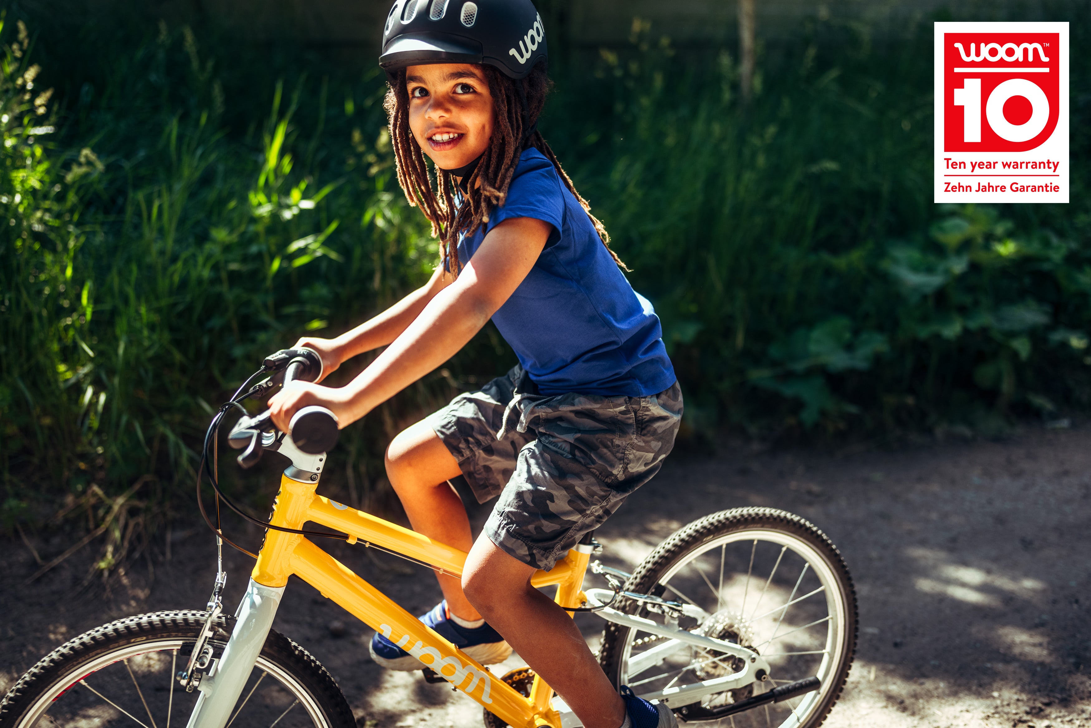 woom backs up its quality promise: 10-year warranty on all woom bikes