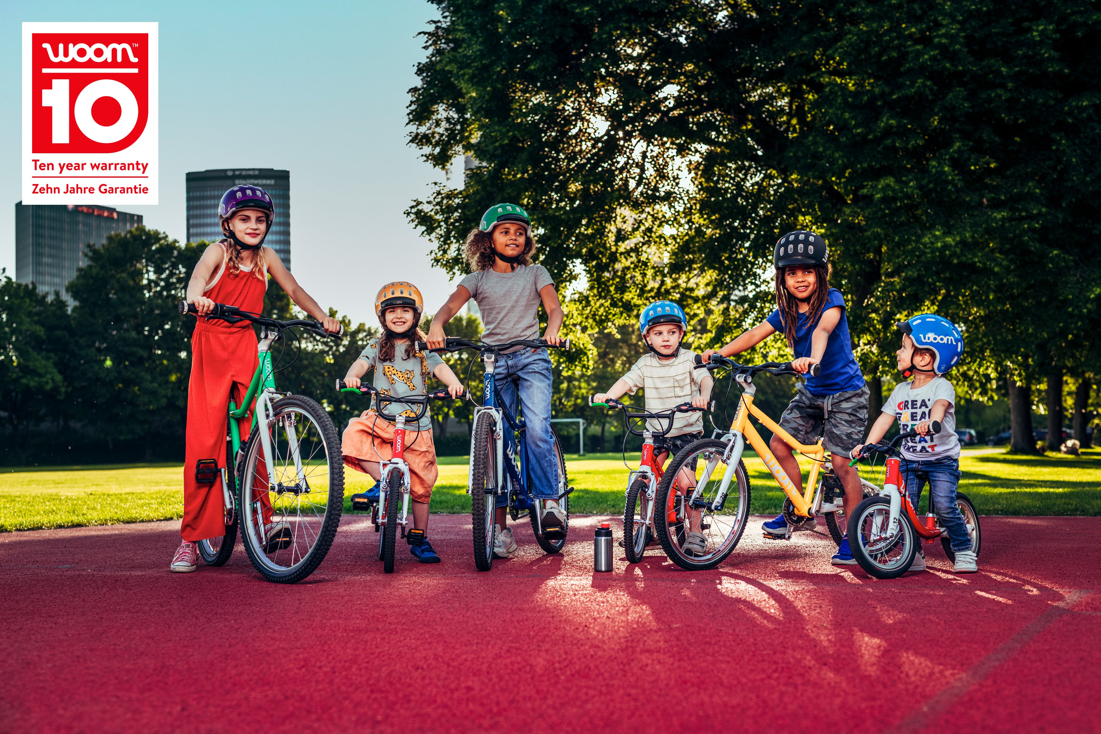 woom backs up its quality promise: 10-year warranty on all woom bikes