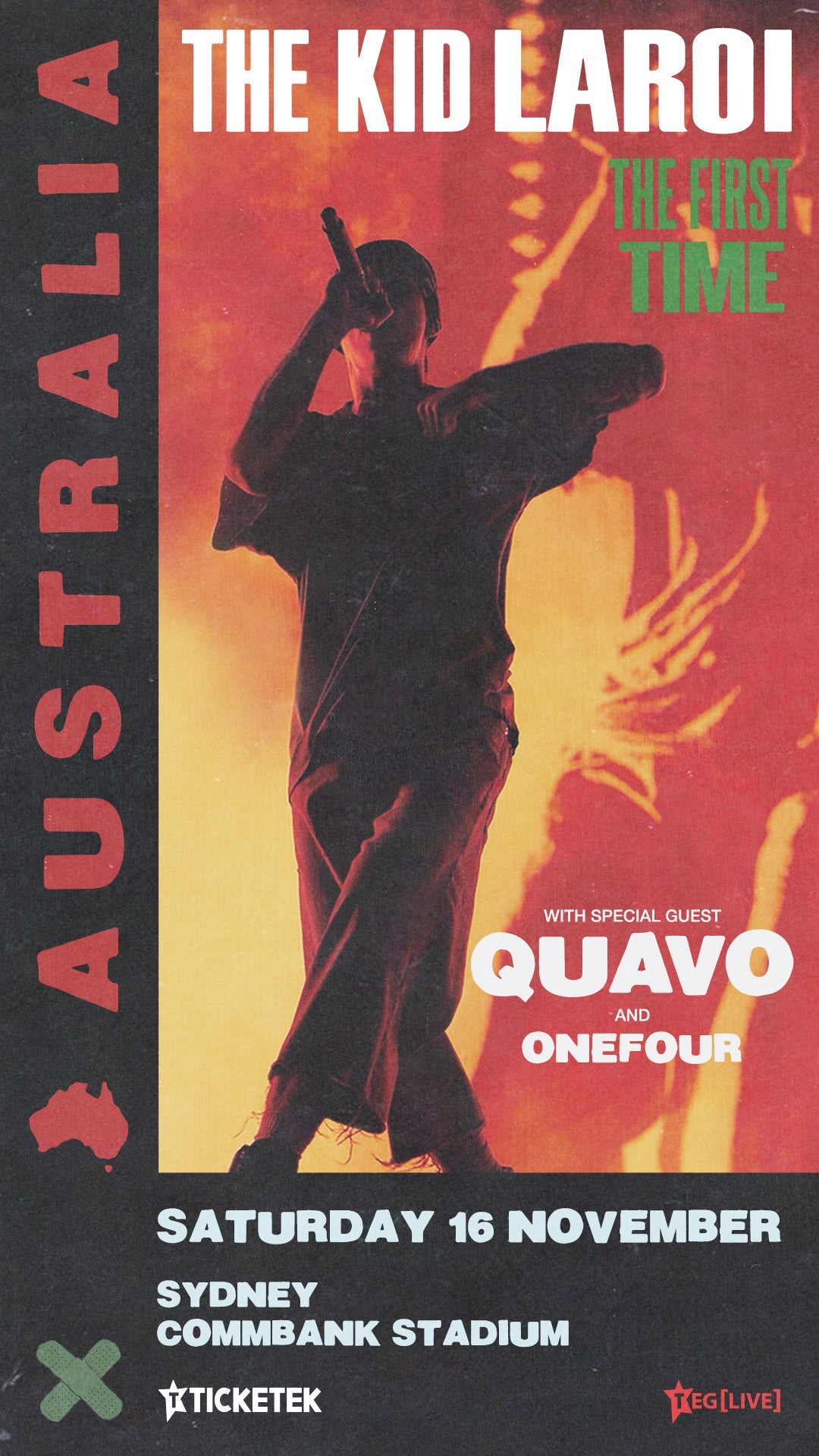 The Kid LAROI The First Time Tour at Co.. | CommBank Stadium