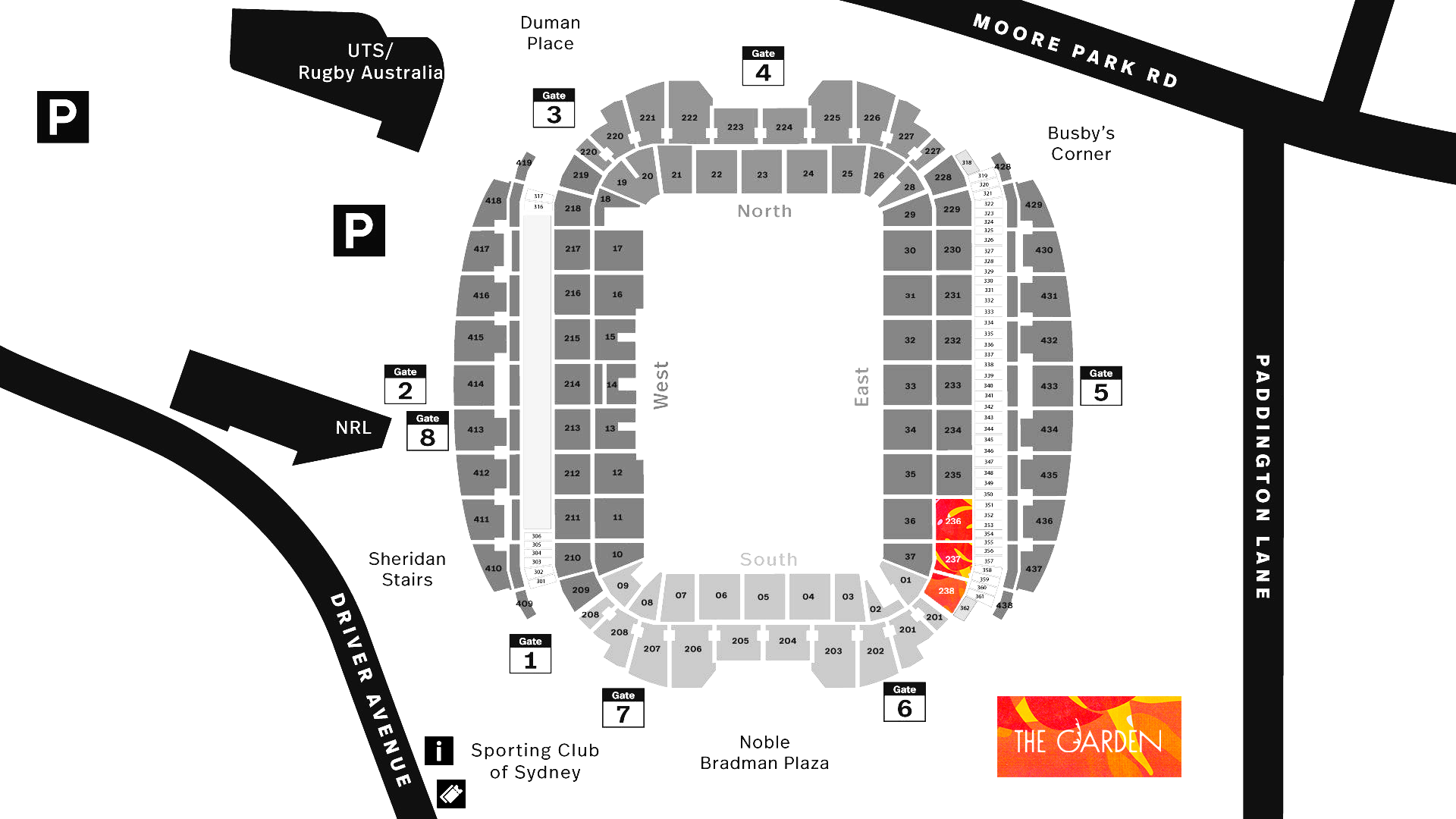 The American Express Garden | Allianz Stadium