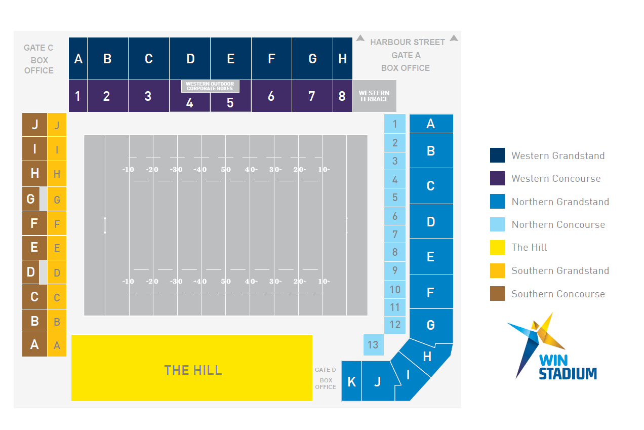 SEATING PLANS | WIN Sports & Entertainment Centres