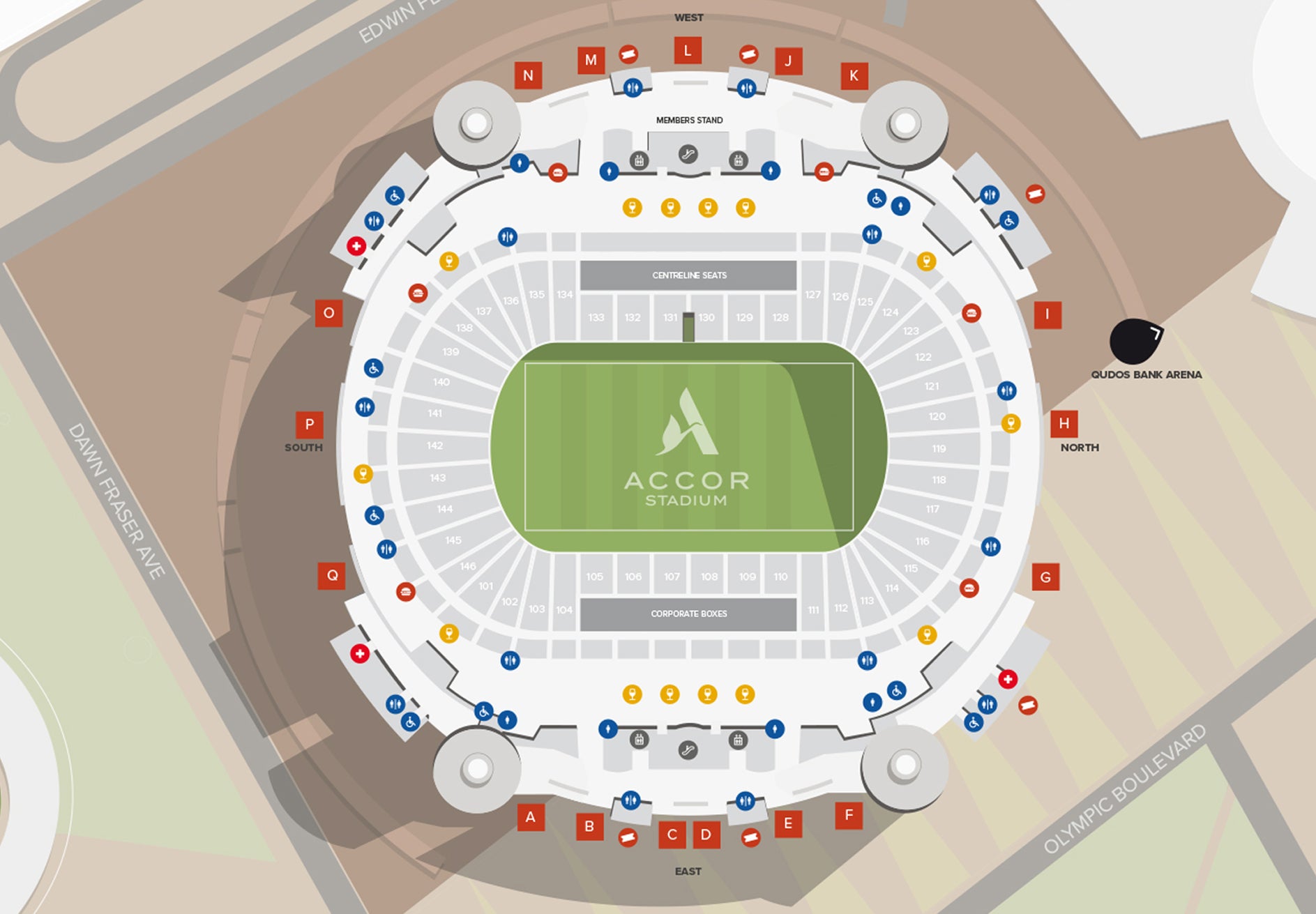 Sydney Olympic Park Accor Stadium Map - Infoupdate.org