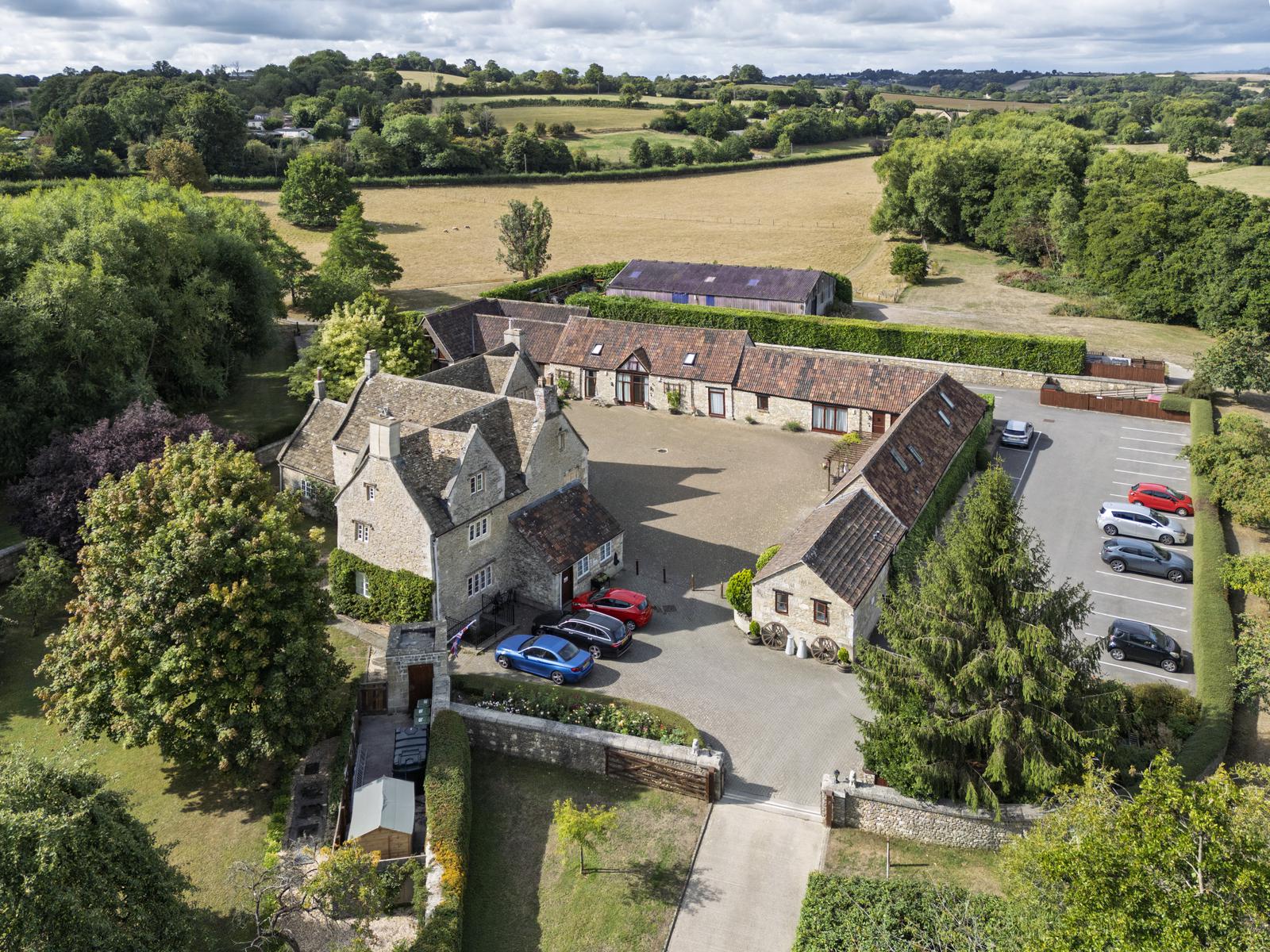 Grade II listed farmhouse and holiday cottages in Somerset for sale ...