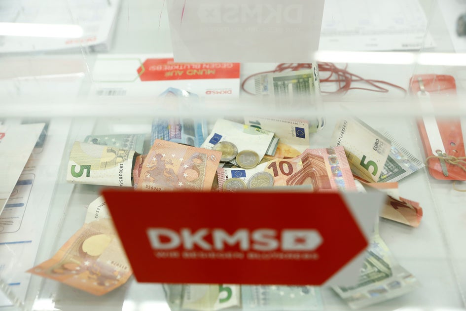 Jede Geldspende an die DKMS hilft